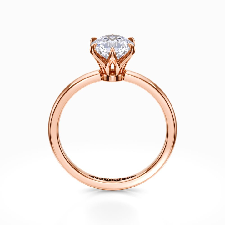 Royal Engagement Ring in Rose Gold