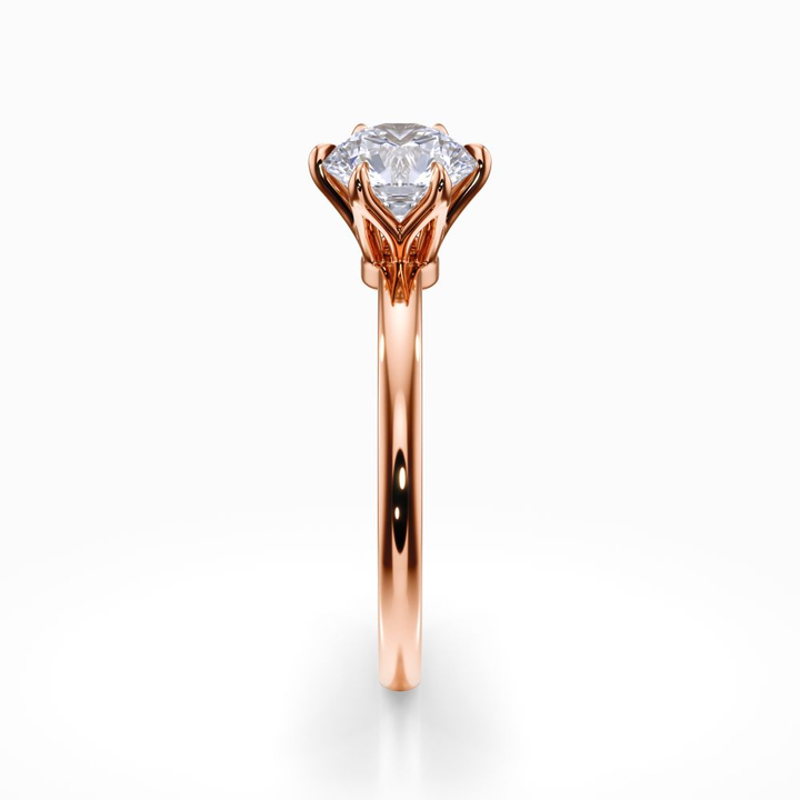 Royal Engagement Ring in Rose Gold