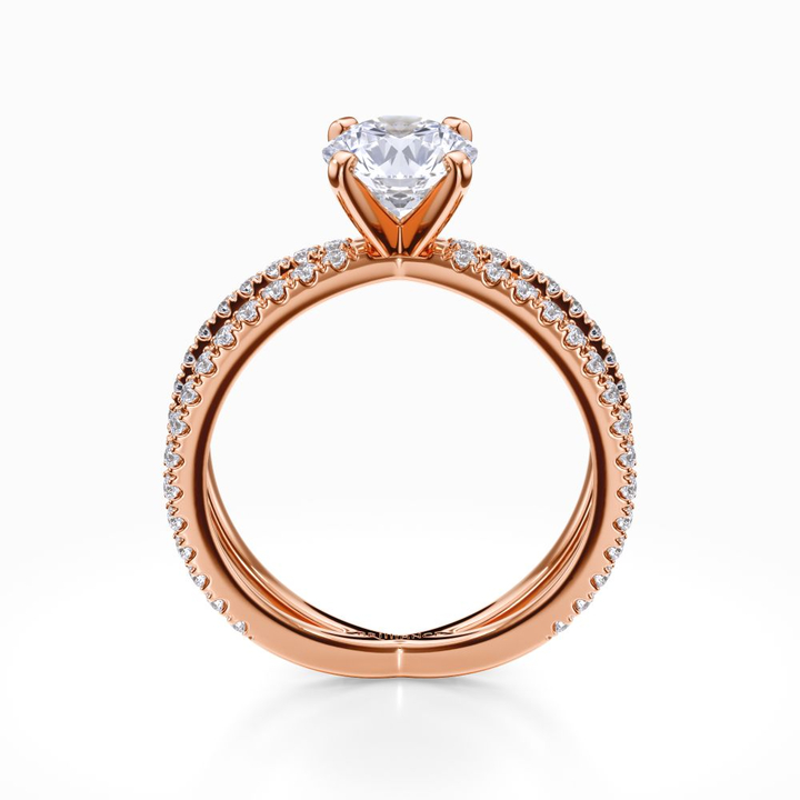 Victoria Diamond Engagement Ring in Rose Gold