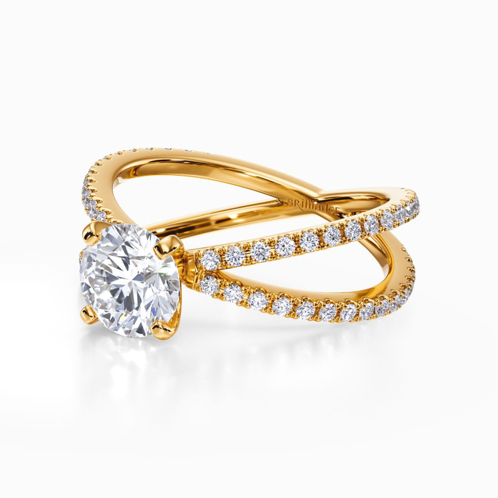Victoria Diamond Engagement Ring in Yellow Gold