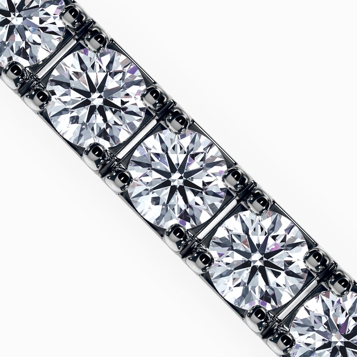 Lab Diamond Bracelet in White Gold (25 Carat)