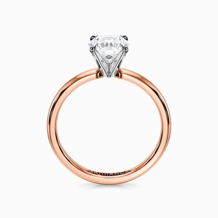 Classic Solitaire Engagement Ring in Rose Gold
