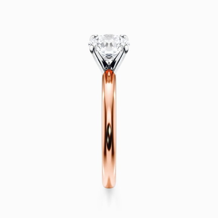 Classic Solitaire Engagement Ring in Rose Gold