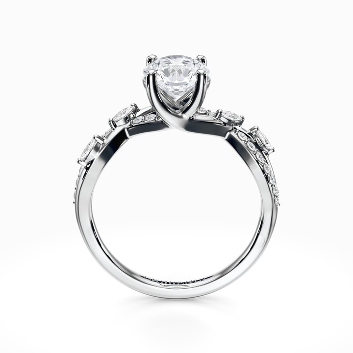 Ivy Diamond Ring In Platinum
