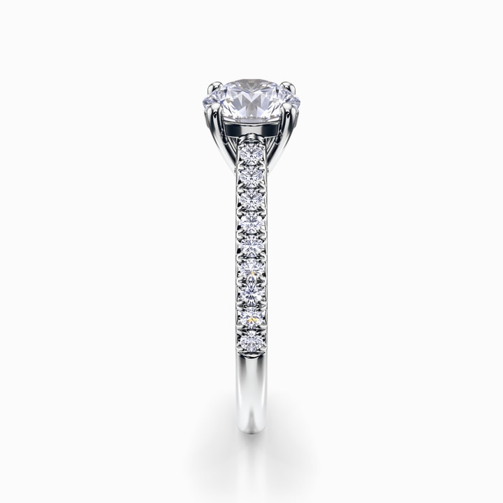 Royal Diamond Engagement Ring in Platinum