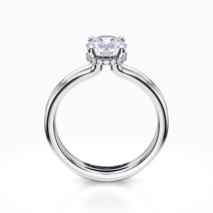 Stella Diamond Engagement Ring in White Gold