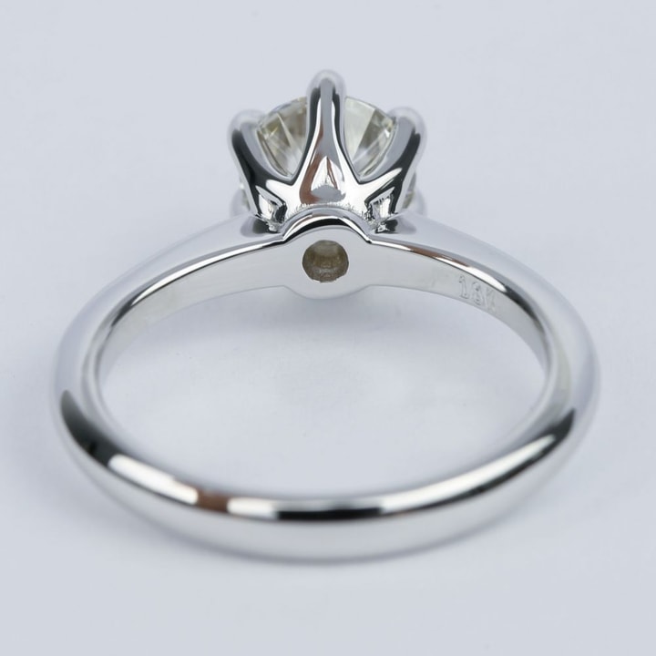 1 Carat Round Diamond Solitaire Engagement Ring