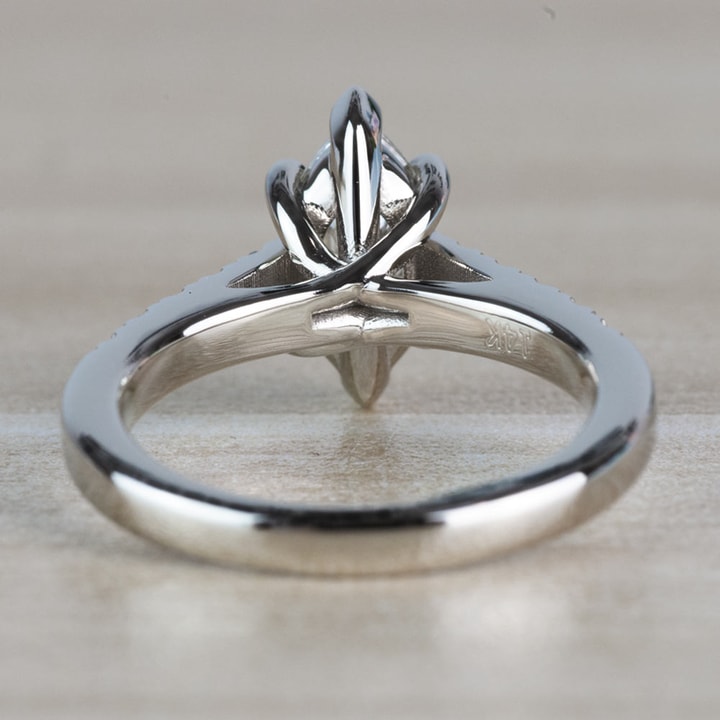 Stunning 1.00 Carat Marquise Diamond Trellis Engagement Ring