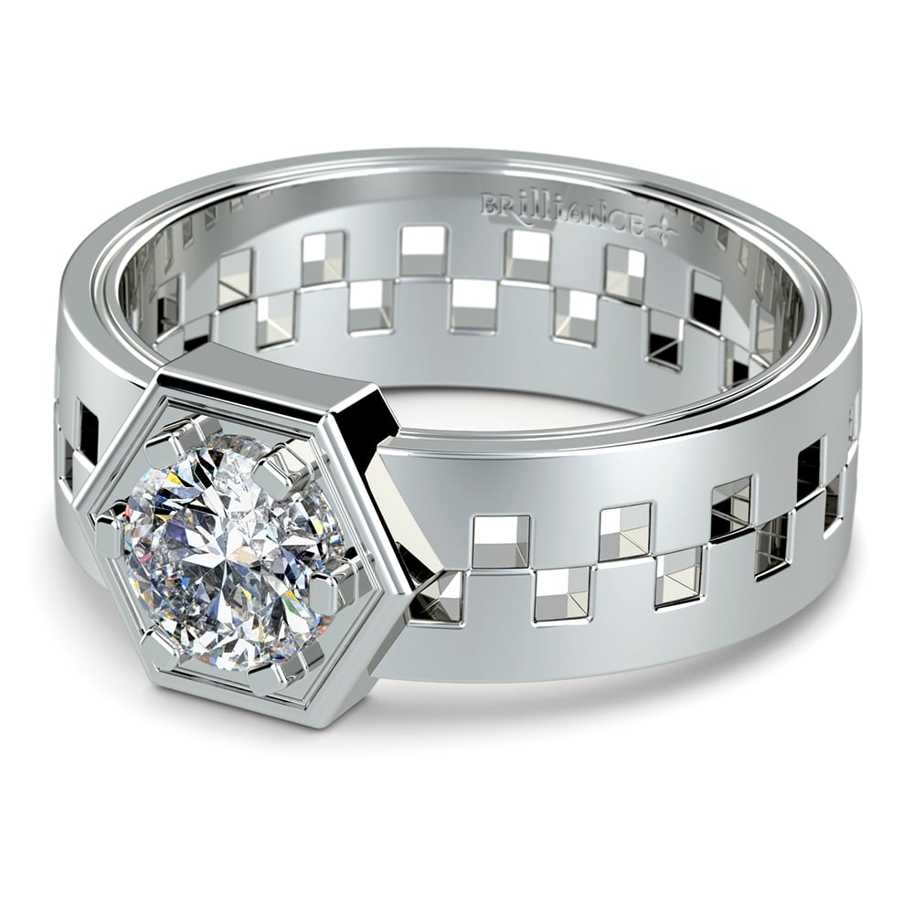 Castor Solitaire Mangagement™ Ring (1 ctw)