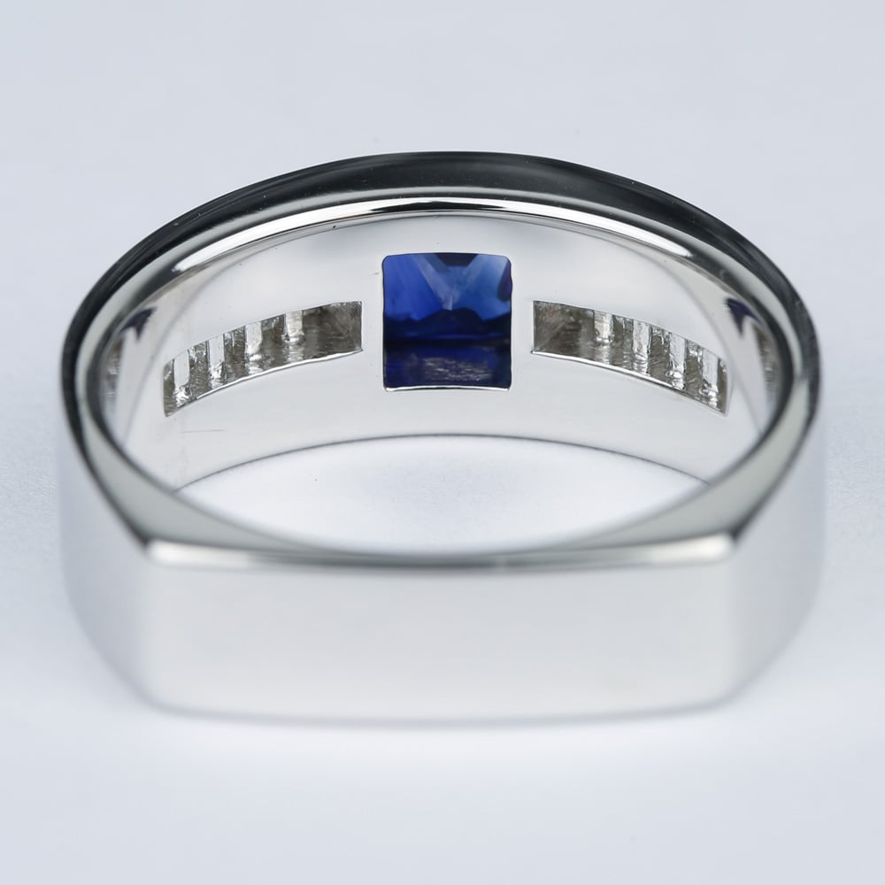 Blue Sapphire Mens Ring | Orion Diamond Mangagement Ring
