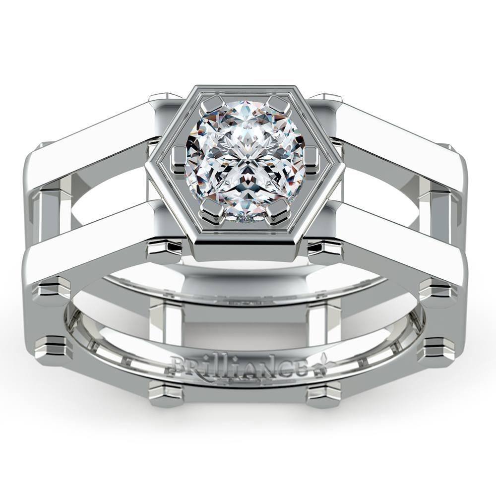 Daedalus Moissanite Mangagement Ring