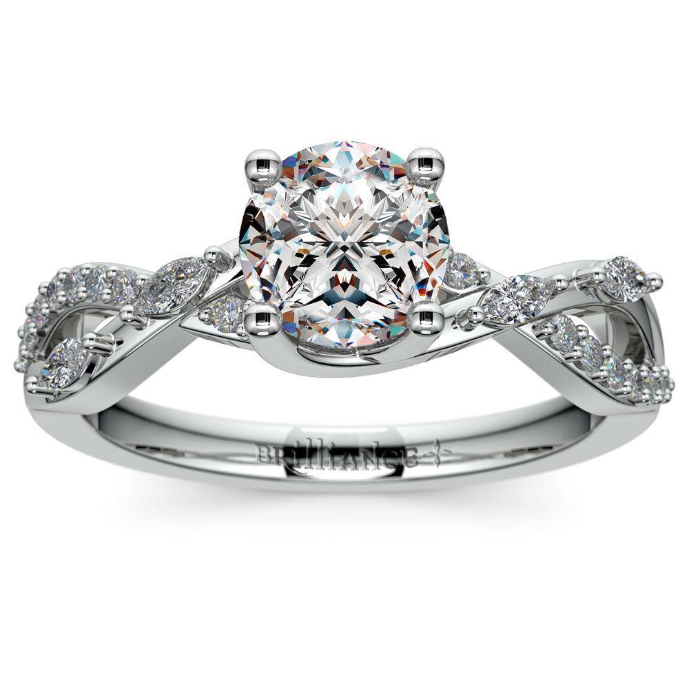 Ivy Diamond Ring In Platinum