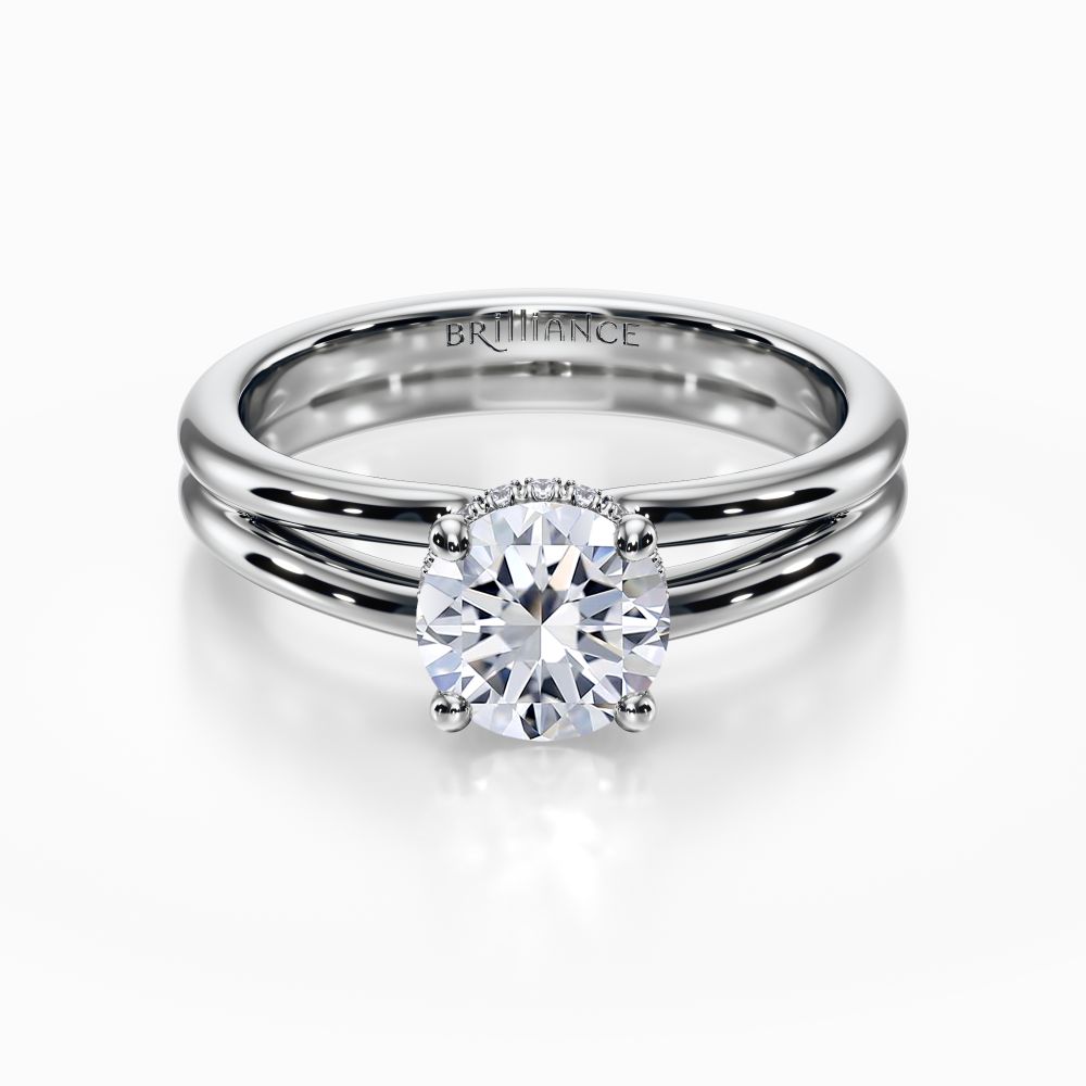 Stella Diamond Engagement Ring in Platinum
