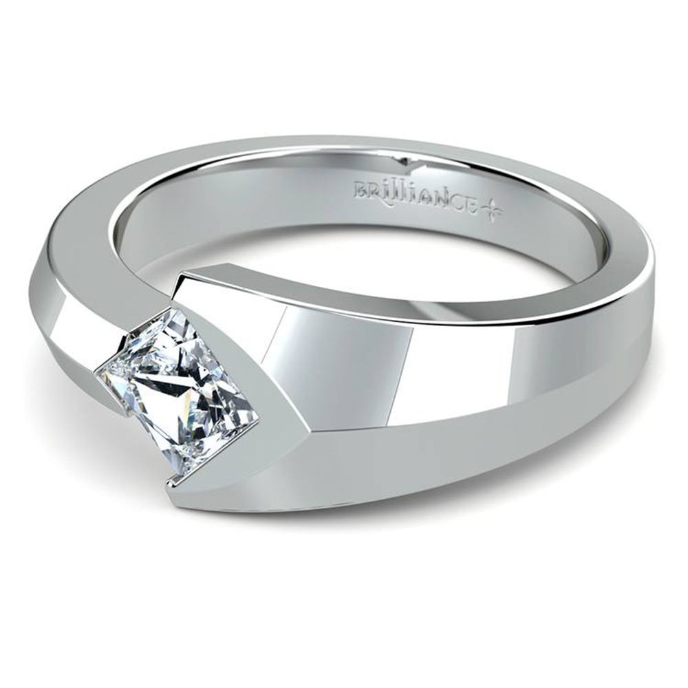Trident Moissanite Mangagement Ring
