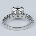 Diamond Engagement Ring with Large Side Diamonds (2 Carat)