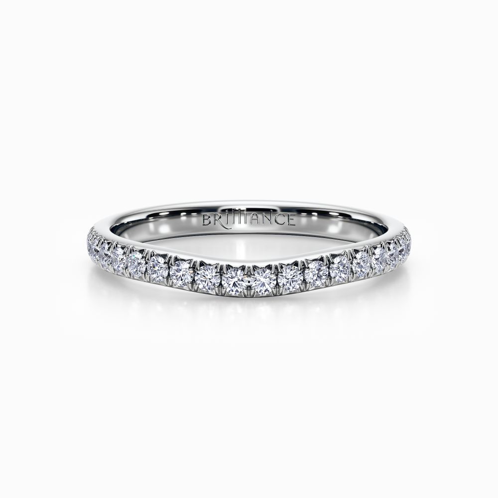 Royal Diamond Wedding Ring in White Gold