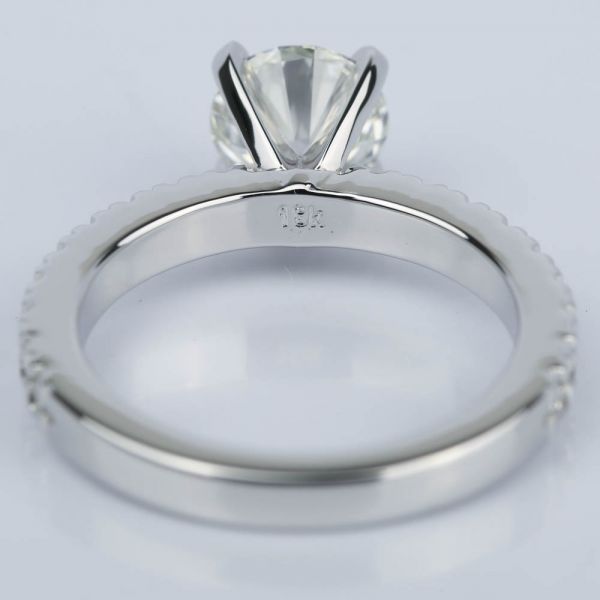 Flawless Diamond Engagement Ring in Platinum (1.20 ct.)